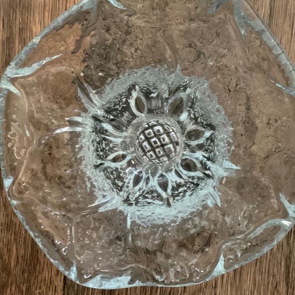 Accents | Vintage Scandinavian Dramatically Designed Textured Glass ...